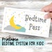 Stay in Bed Sticker Chart for Sleep Training Toddlers Printable Reward ...