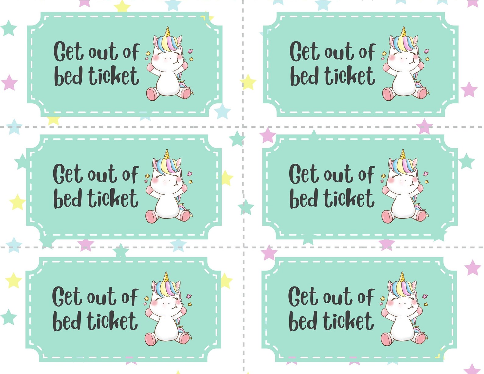 Bedtime Pass for Sleep Training Toddlers Printable Get Out of - Etsy