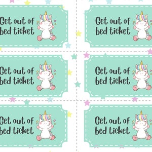 Bedtime Pass for Sleep Training Toddlers Printable Get Out of - Etsy