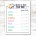 Tooth Brushing & Flossing Sticker Chart, Weekly Reward Chart for Kids ...