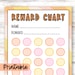Printable Rainbow Reward Chart for Kid Sticker Chart Positive Behavior ...