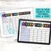 Earn Screen Time Sticker Chart, Good Behavior Checklist, Weekly Routine ...