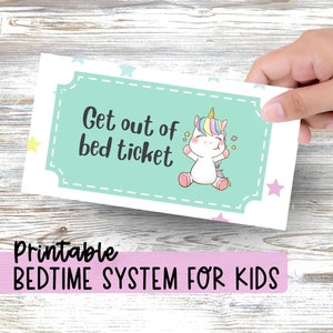 Bedtime Pass for Sleep Training Kids Printable Tool How to Get Toddler ...