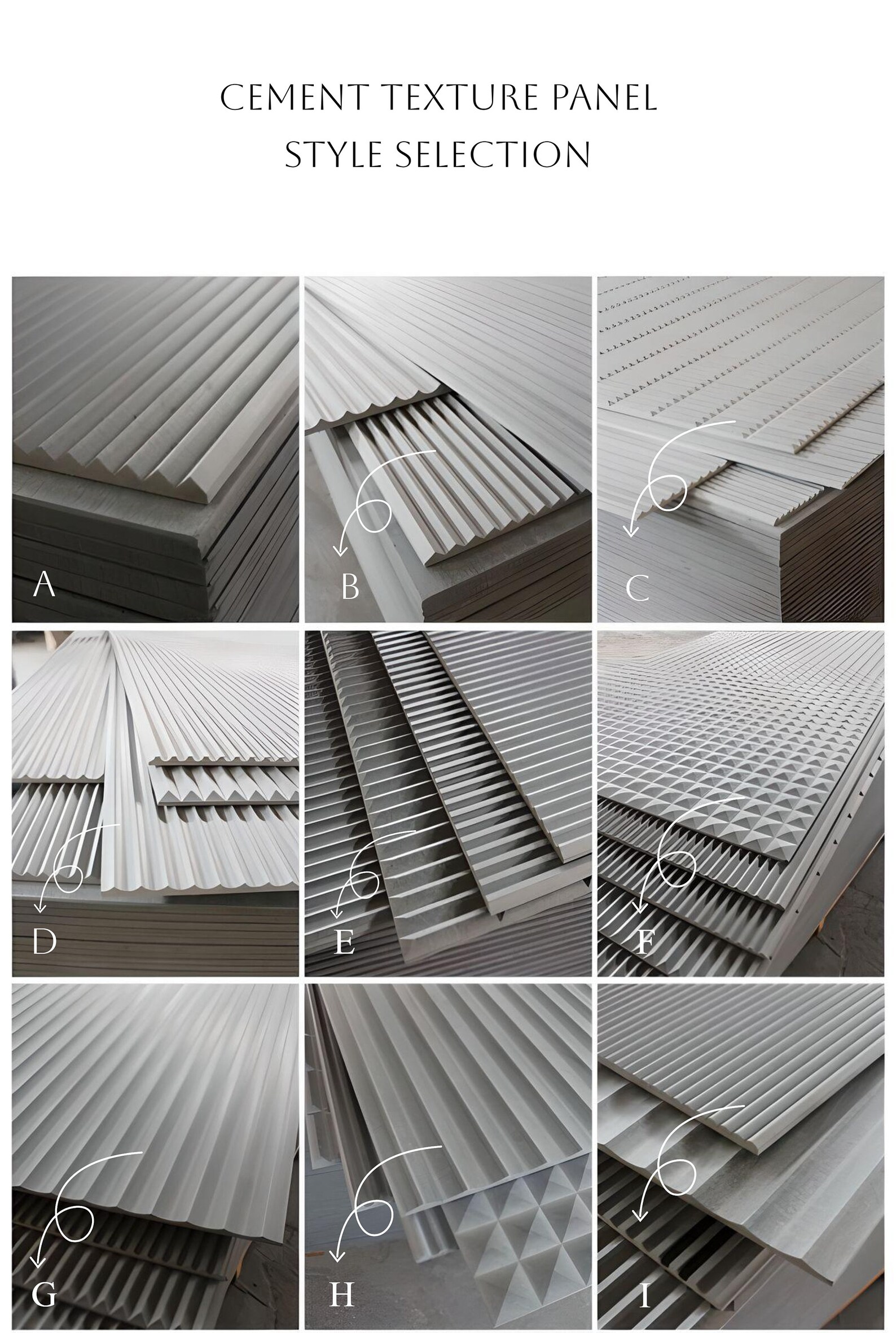 3D Texture Cement Decor Wall Panel Reeded fluted Slate - Etsy