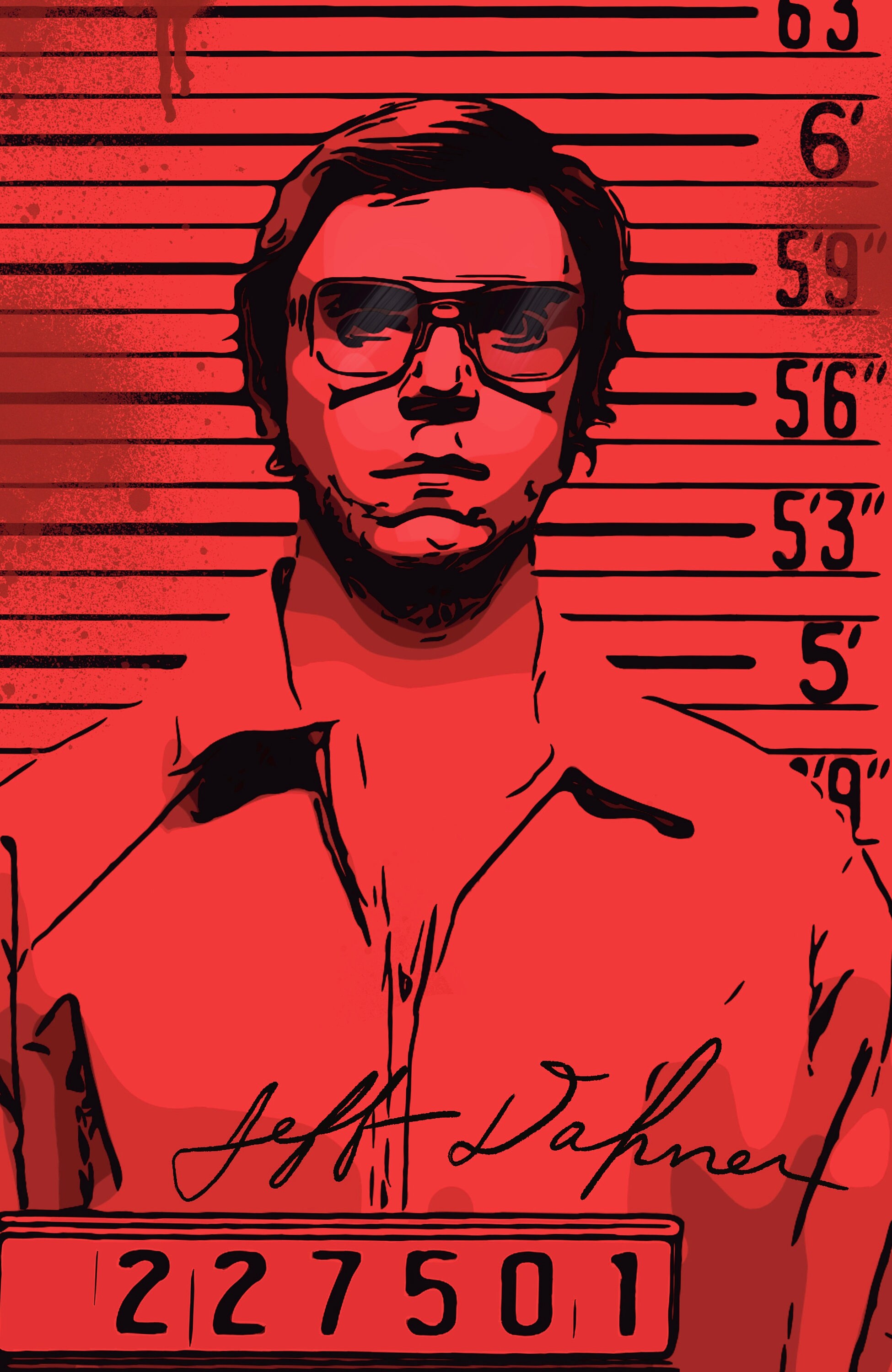 Poster Jeffrey Dahmer Wall Print, Digital Download Print, Large ...