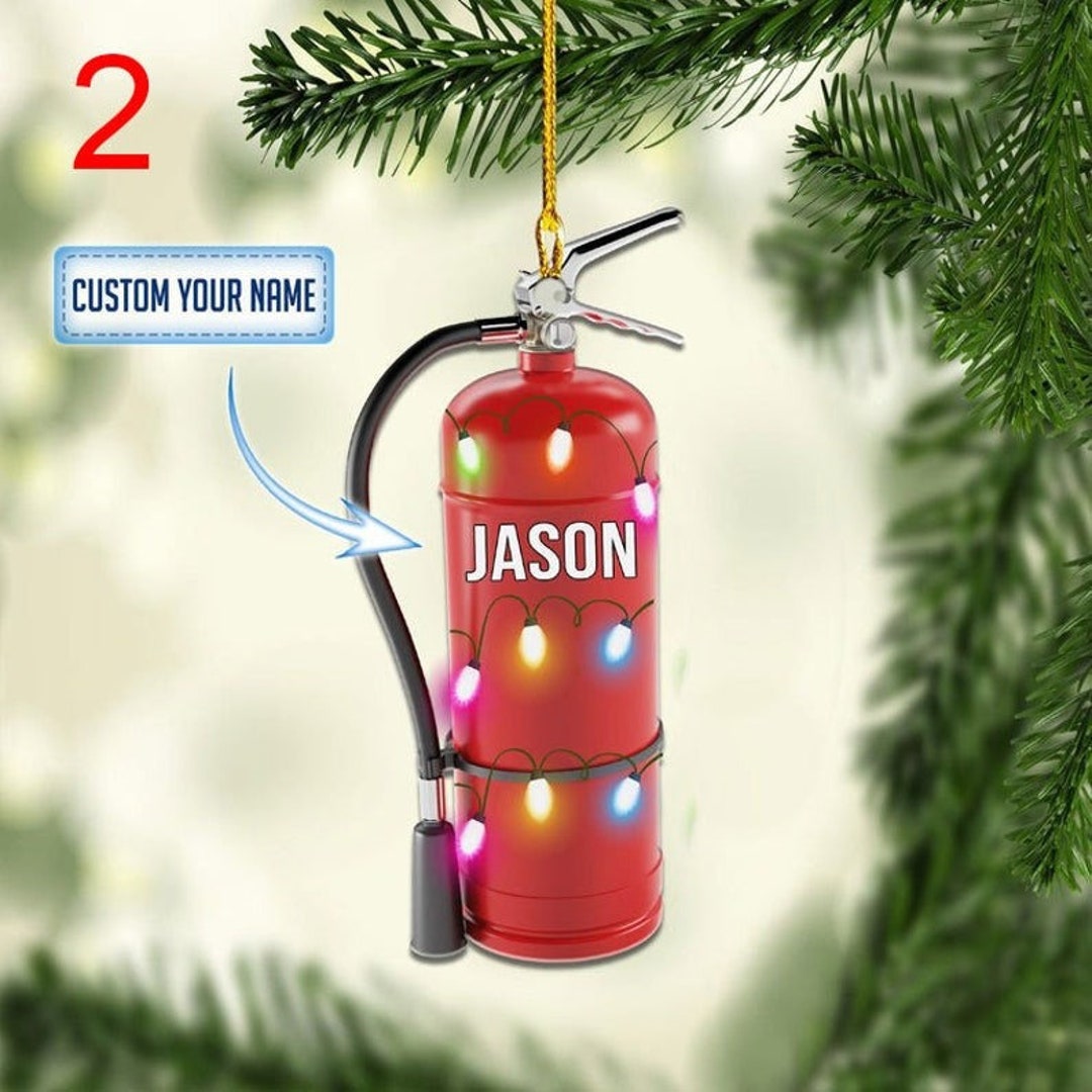 Personalized Fire Extinguishers Christmas Ornament Custom - Etsy