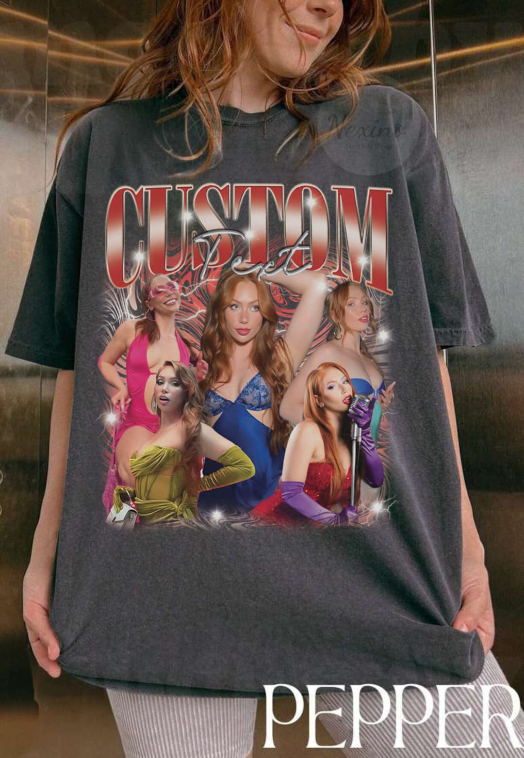 Custom Bootleg Rap Tee, Custom Photo Vintage Graphic 90s Tshirt, Custom ...