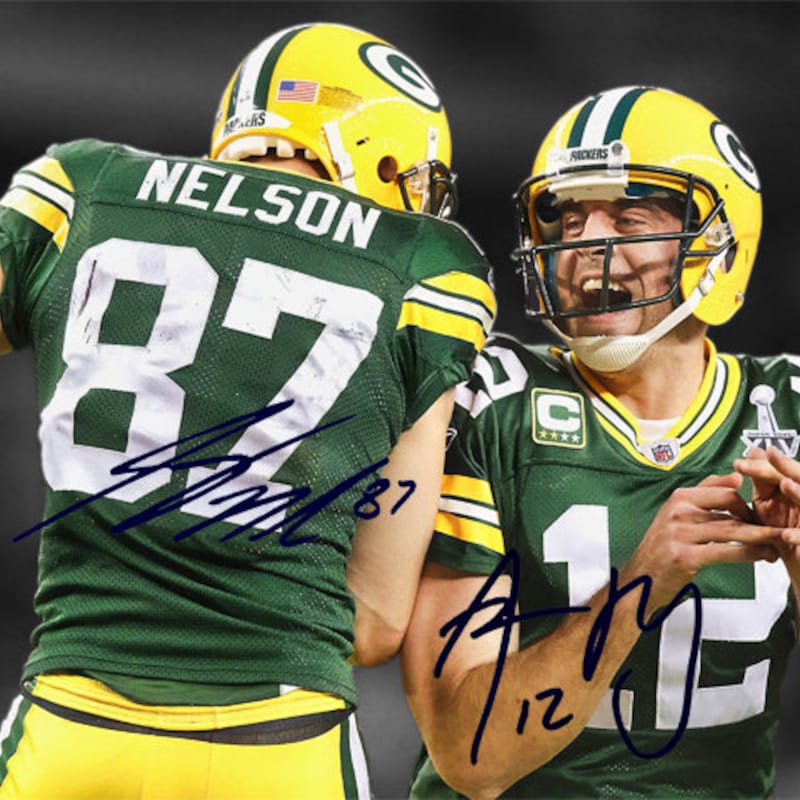 Aaron Rodgers Autograph - Etsy