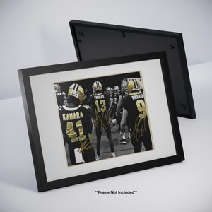 Drew Brees Alvin Kamara Michael Thomas New Orleans Saints Signed Photo ...