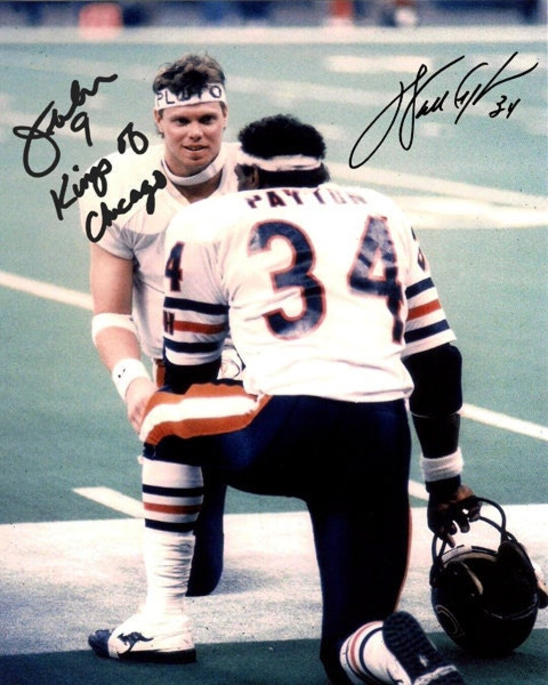 Jim Mcmahon Walter Payton Chicago Bears HOF Signed Photo - Etsy