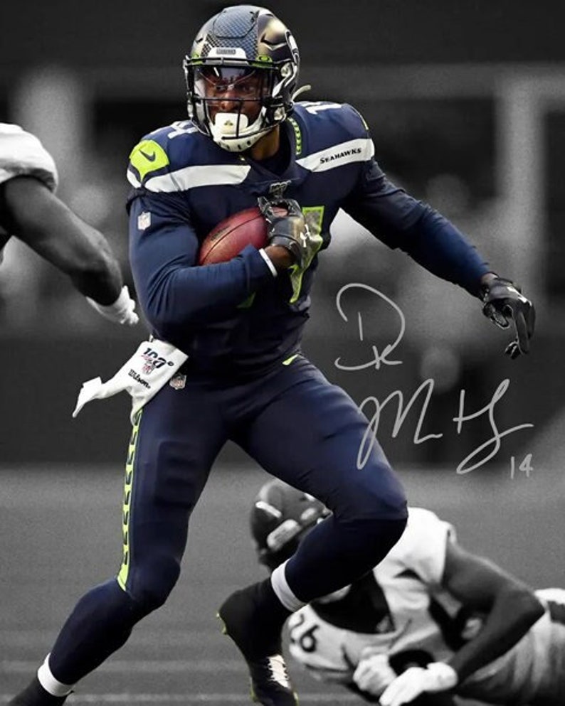 DK Metcalf Signed Photo Autograph Print Poster Wall Art Home - Etsy