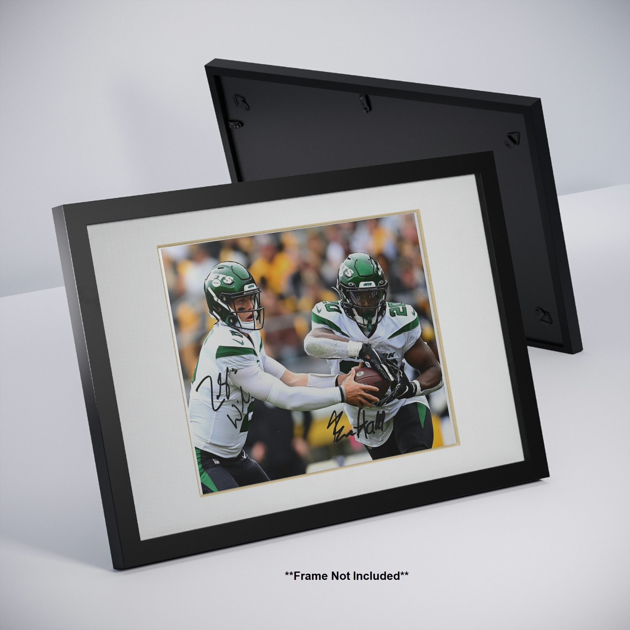 Zach Wilson Breece Hall New York Jets Signed Photo Autograph - Etsy