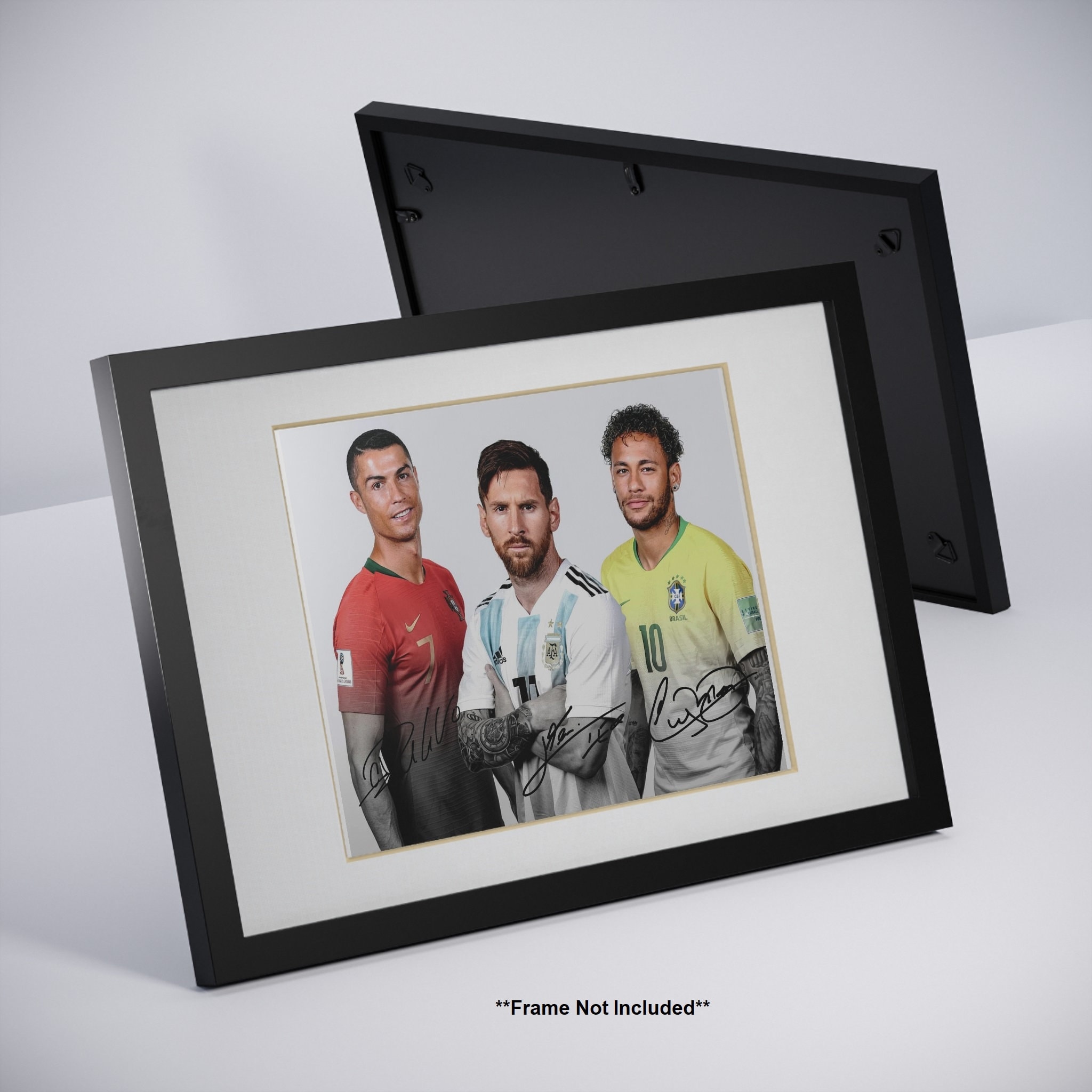 Lionel Messi Cristiano Ronaldo Neymar Jr Signed Photo - Etsy Canada