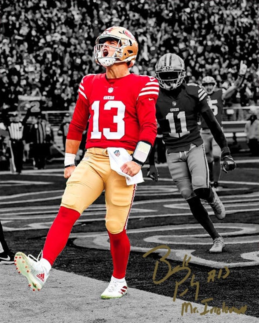 Brock Purdy San Francisco 49ers Signed Photo Autograph Print Poster ...