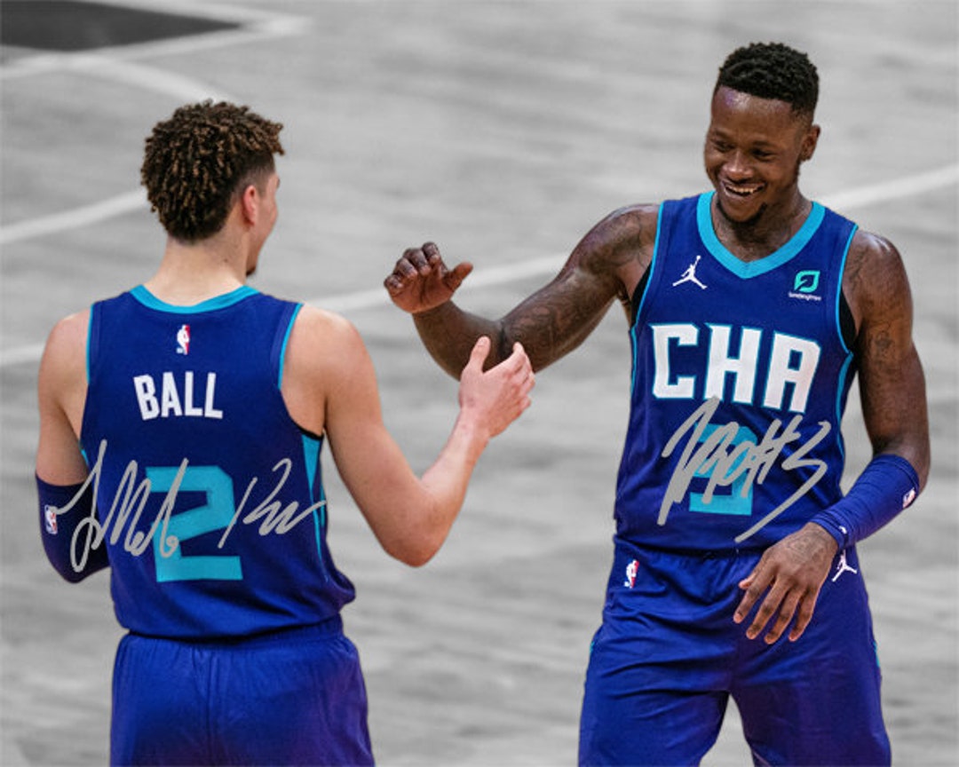 Terry Rozier Lamelo Ball Signed Photo Autograph Print Poster Wall Art ...
