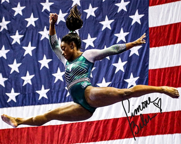 Simone Biles American Legendary Artistic Gymnast Signed Photo - Etsy