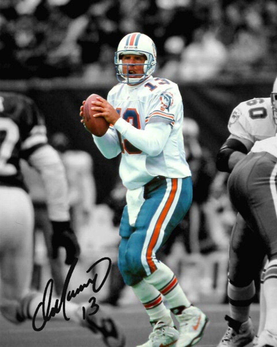 Dan Marino Signed Photo Autograph Print Poster Wall Art Home Decor - Etsy