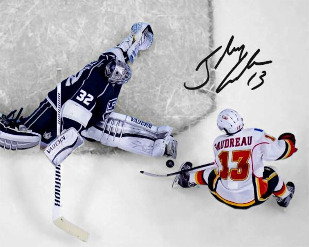 Johnny Gaudreau Calgary Flames "the Impossible Goal" Signed Photo ...