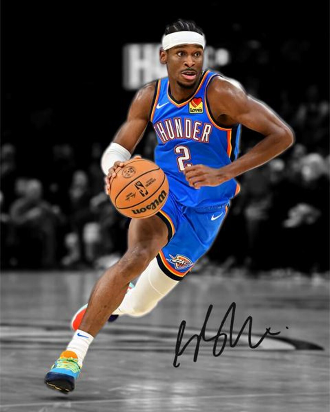 Shai Gilgeous-alexander Printable Poster Wall Art Home Decor Instant ...