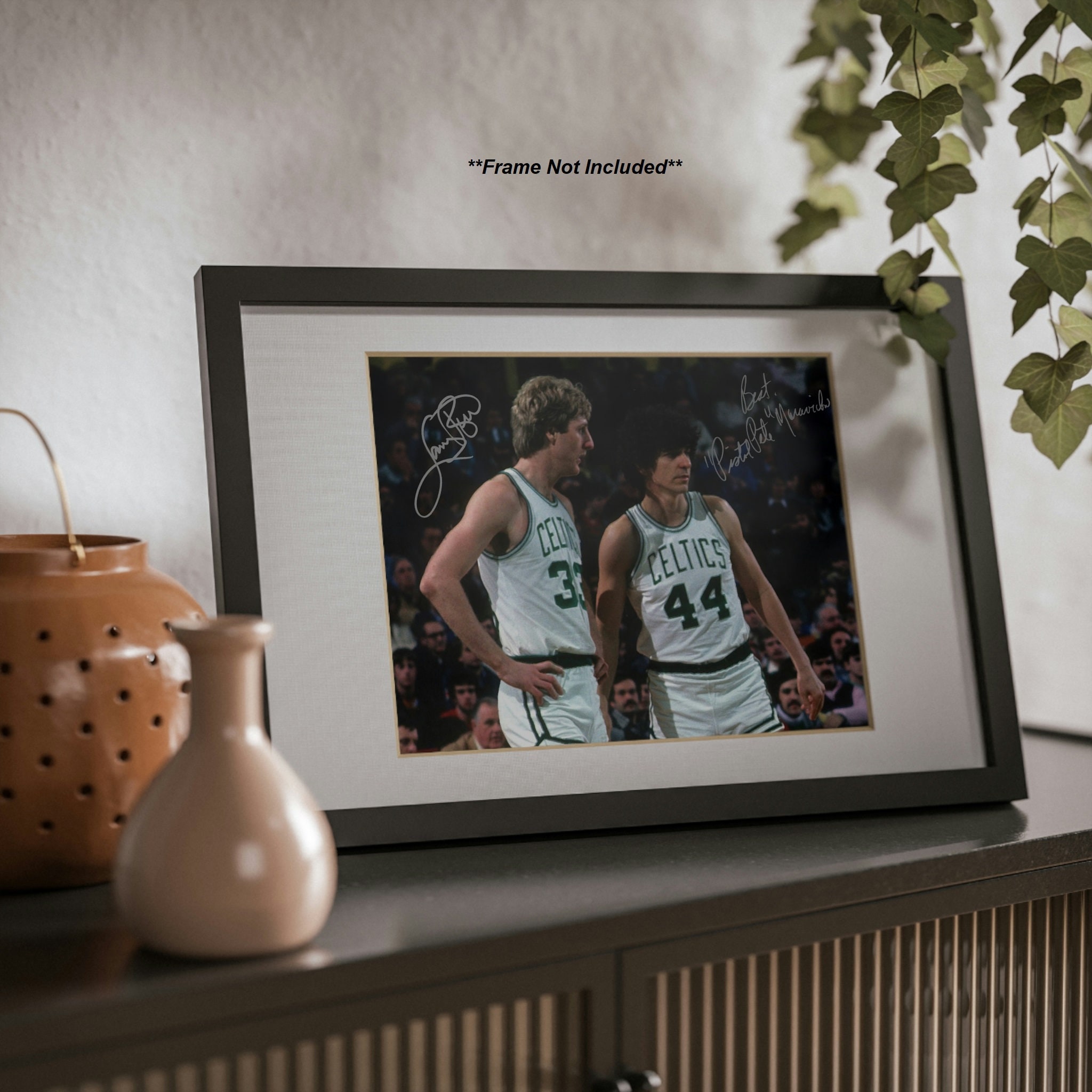 Larry Bird Pete Maravich Boston Celtics Legends Signed Photo - Etsy