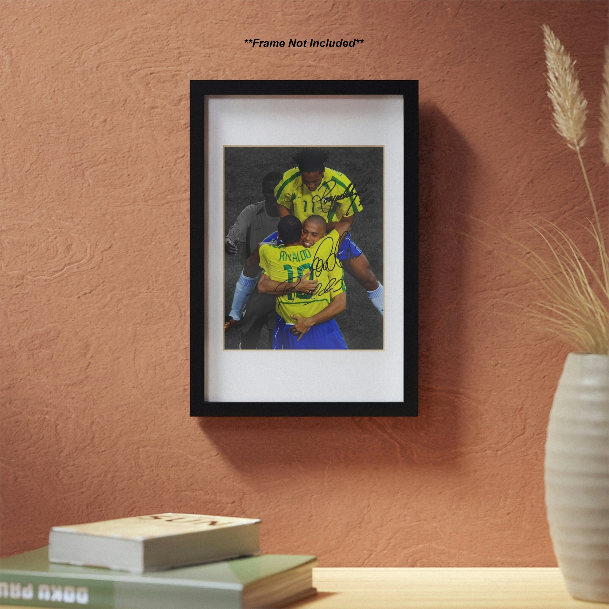 Rivaldo Ronaldo Ronaldino Brazil Soccer Legends, Soccer Poster ...