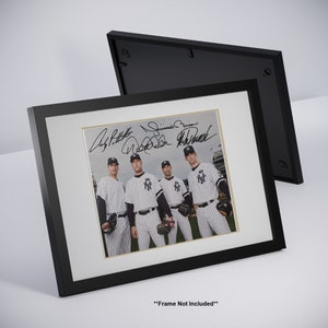 Derek Jeter Andy Pettitte Jorge Posada Mariano Rivera Core 4 Signed Photo Autograph Print Poster ...