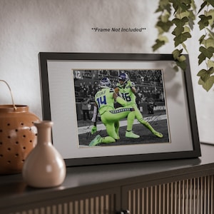 DK Metcalf Tyler Lockett Signed Photo Autograph Print Poster Wall Art ...