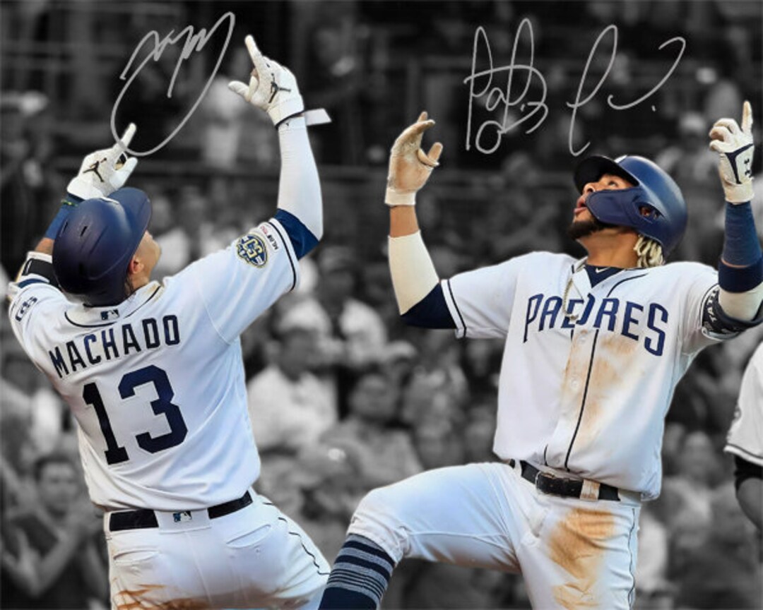 Manny Machado Fernando Tatis Jr San Diego Padres Signed Photo Autograph ...