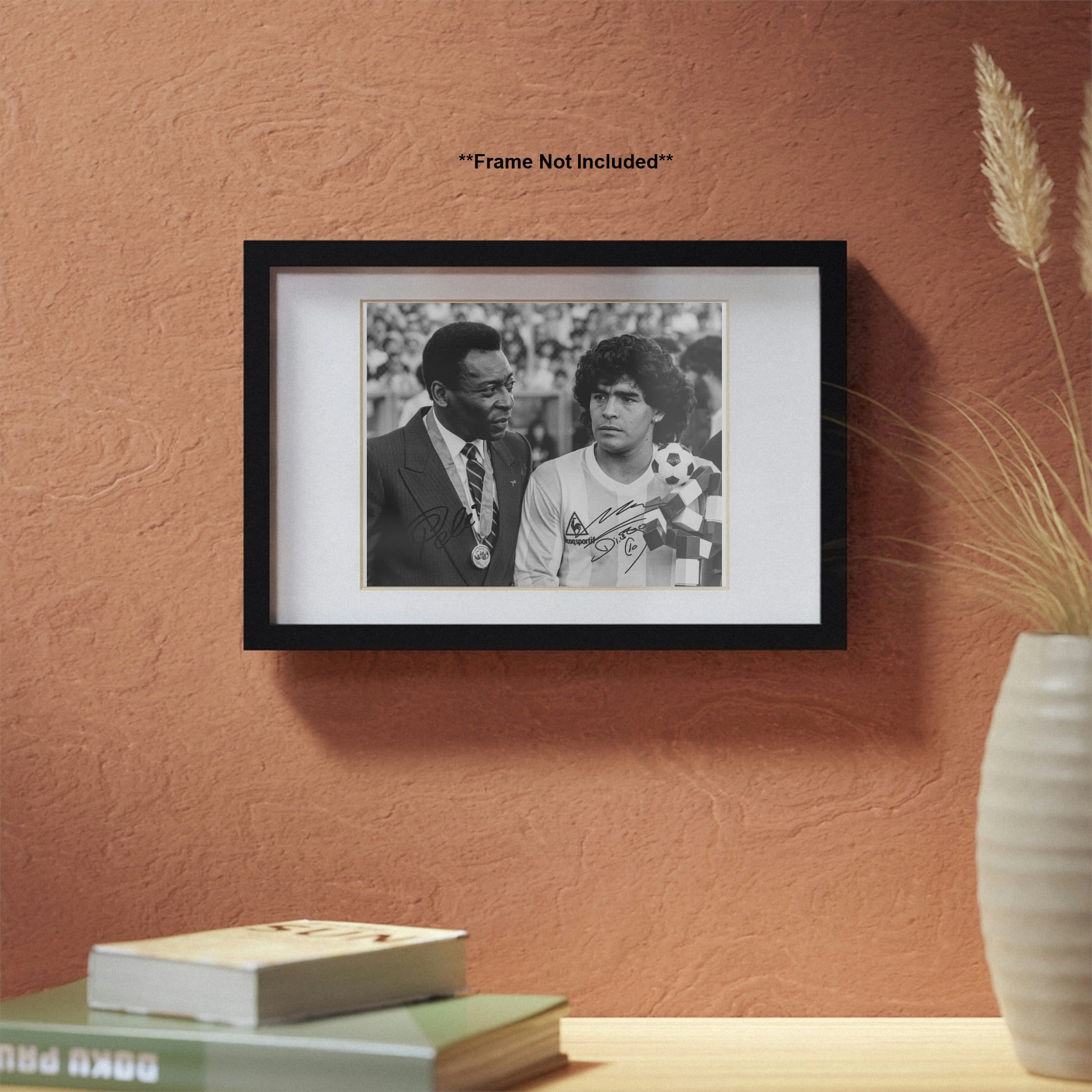 Pele Diego Maradona Soccer Goats Signed Photo Autograph Print - Etsy