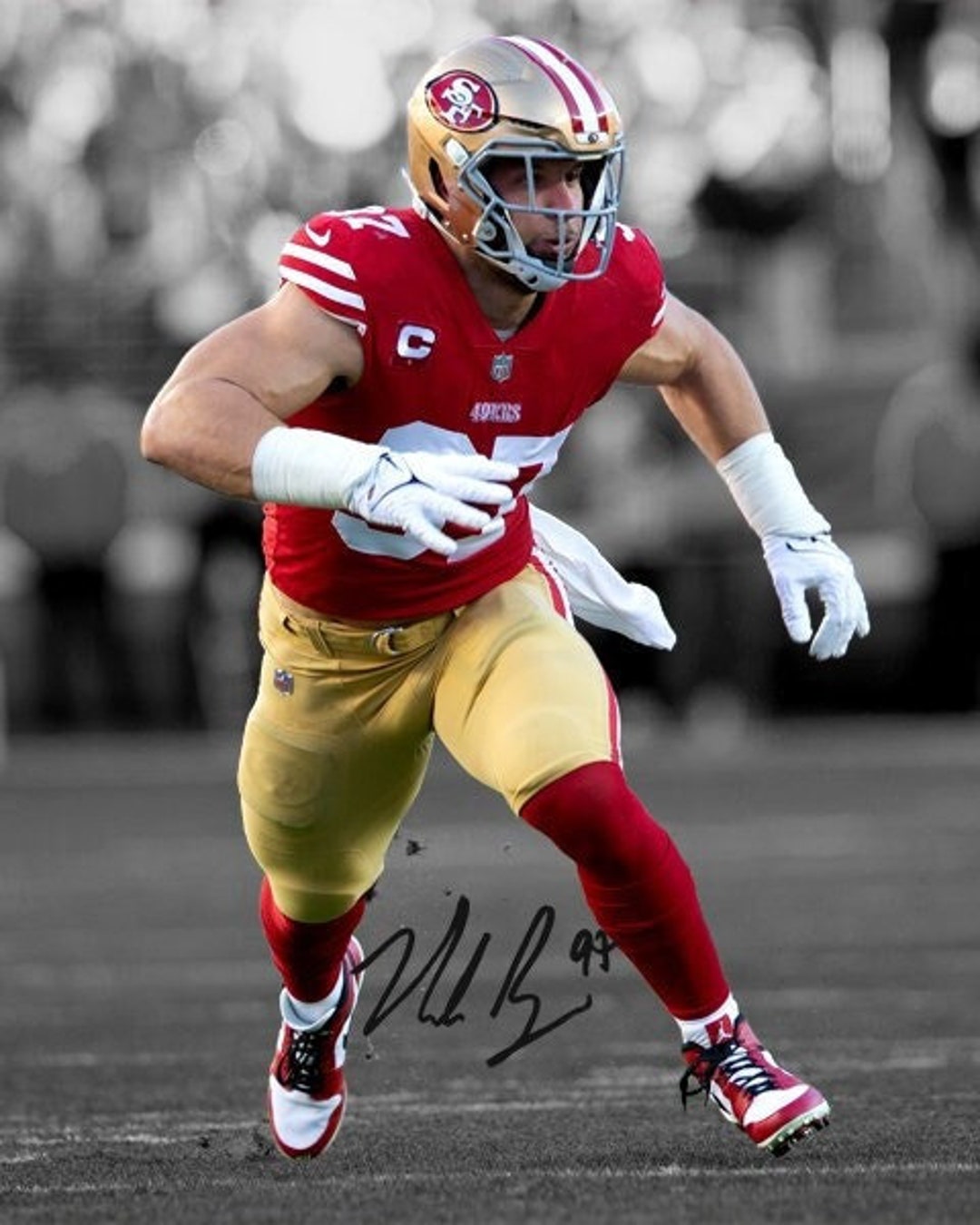 Nick Bosa Signed Photo Autograph Print Poster Wall Art Home Decor - Etsy
