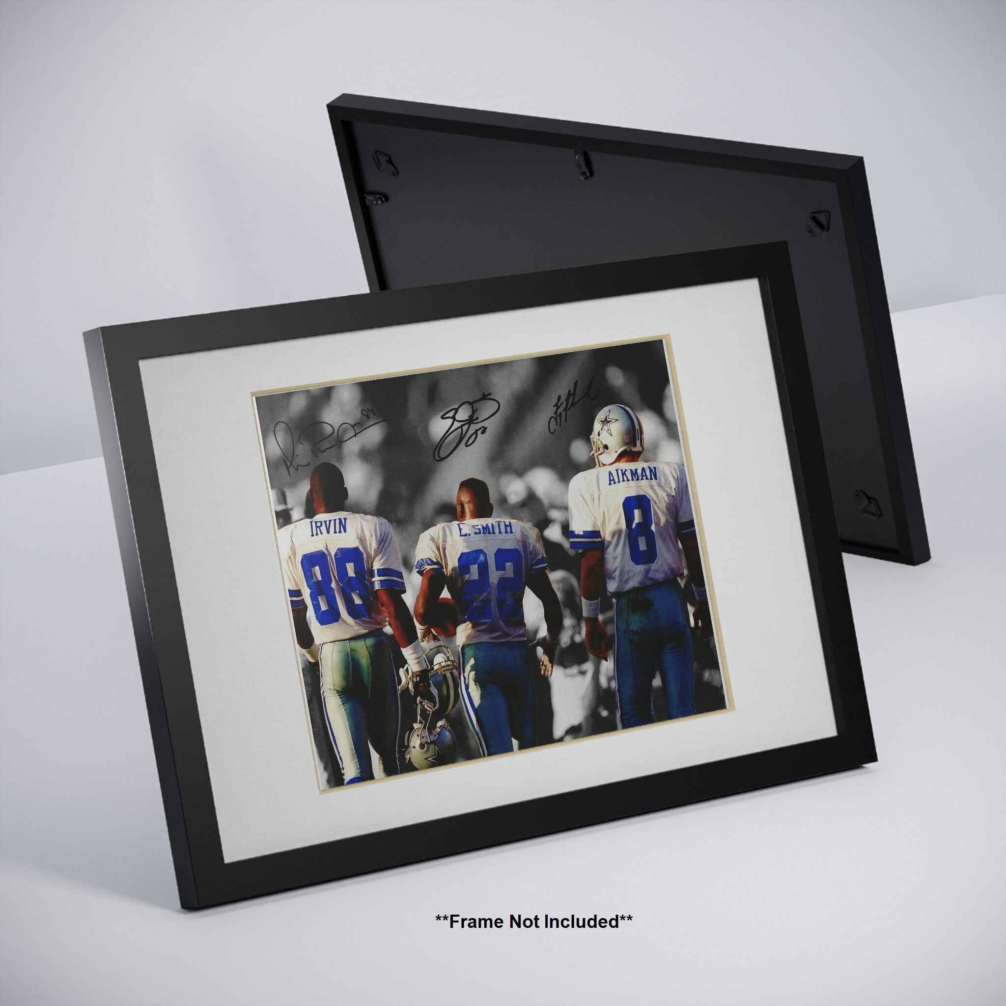 Troy Aikman Michael Irvin Emmitt Smith Dallas Cowboys Signed - Etsy