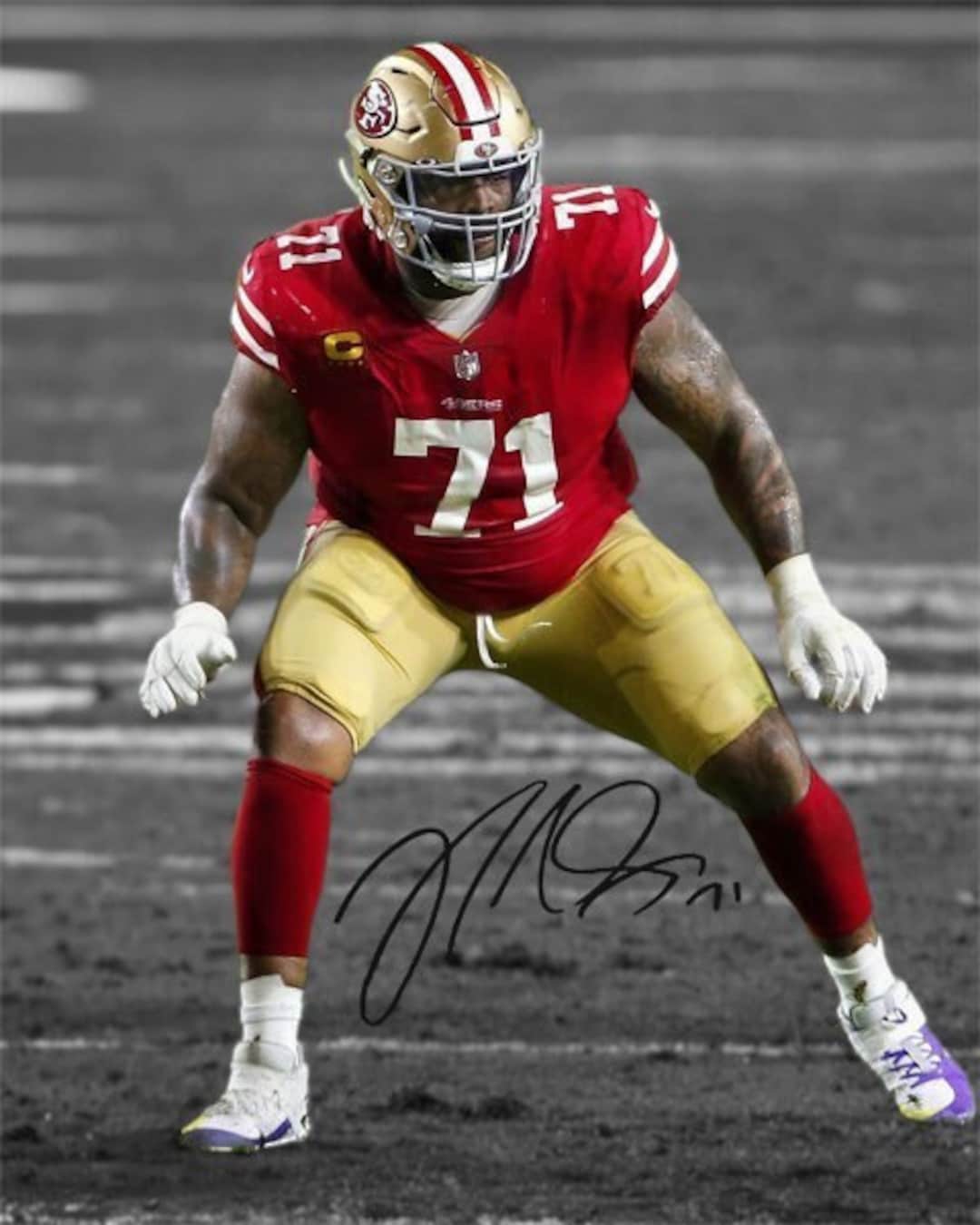 Trent Williams San Francisco 49ers Signed Photo Autograph Print Poster ...
