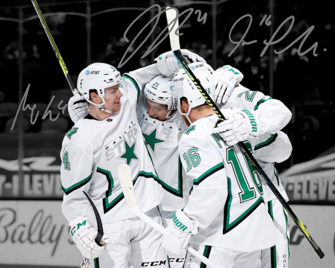 Jason Robertson Joe Pavelski Miro Heiskanen Dallas Stars Signed Photo ...