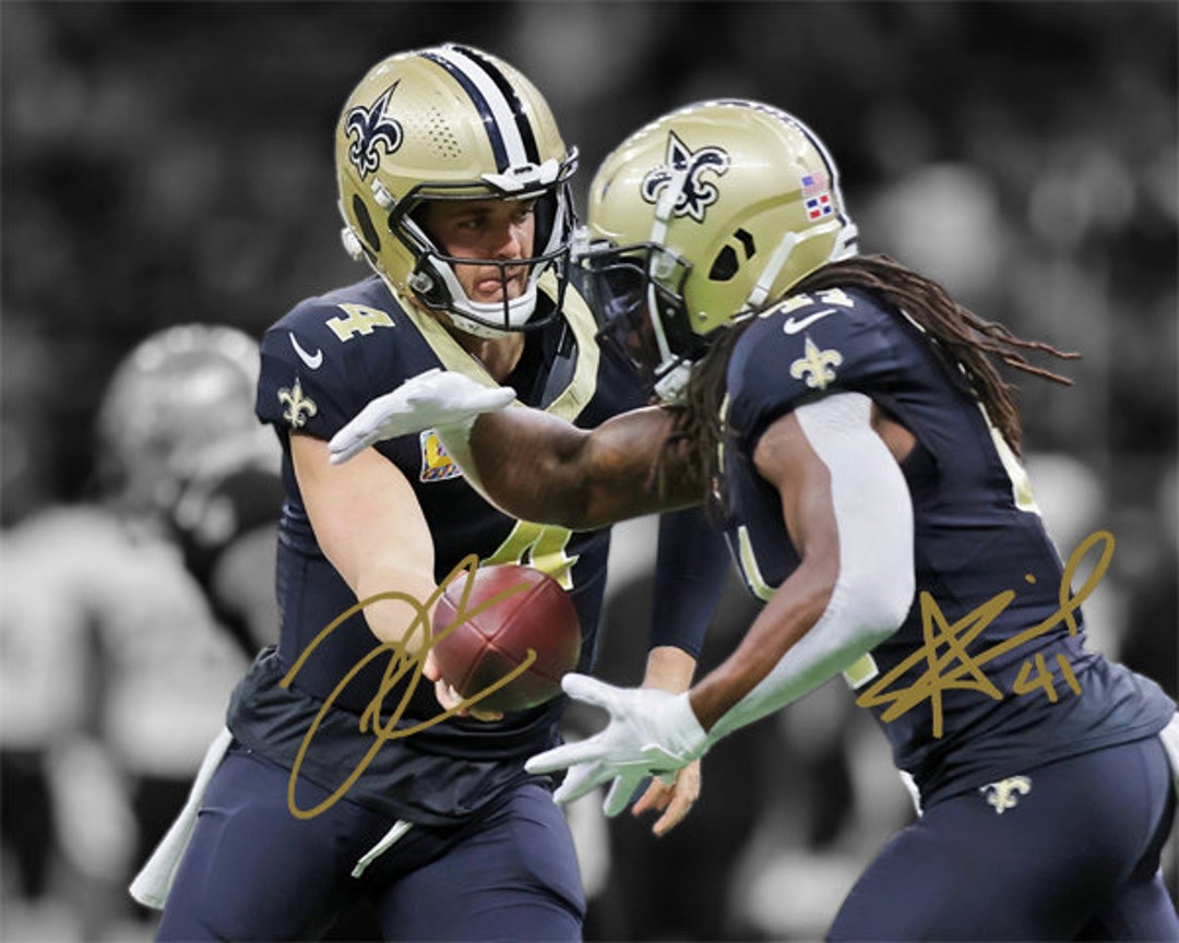 Derek Carr Alvin Kamara New Orleans Saints Signed Photo Autograph Print ...