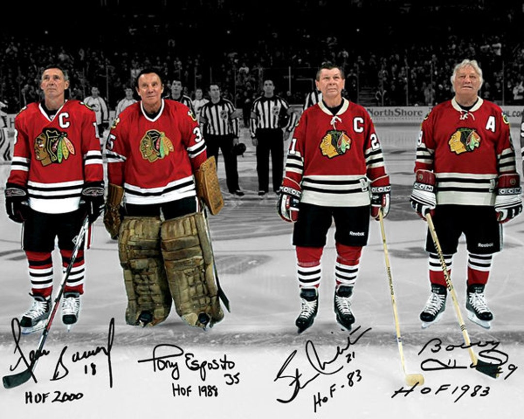 Denis Savard Tony Esposito Stan Mikita Bobby Hull Signed Photo ...