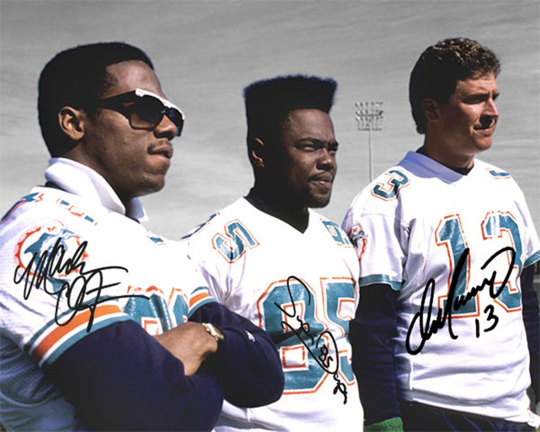 Dan Marino Mark Duper Mark Clayton Miami Dolphins Signed Photo ...
