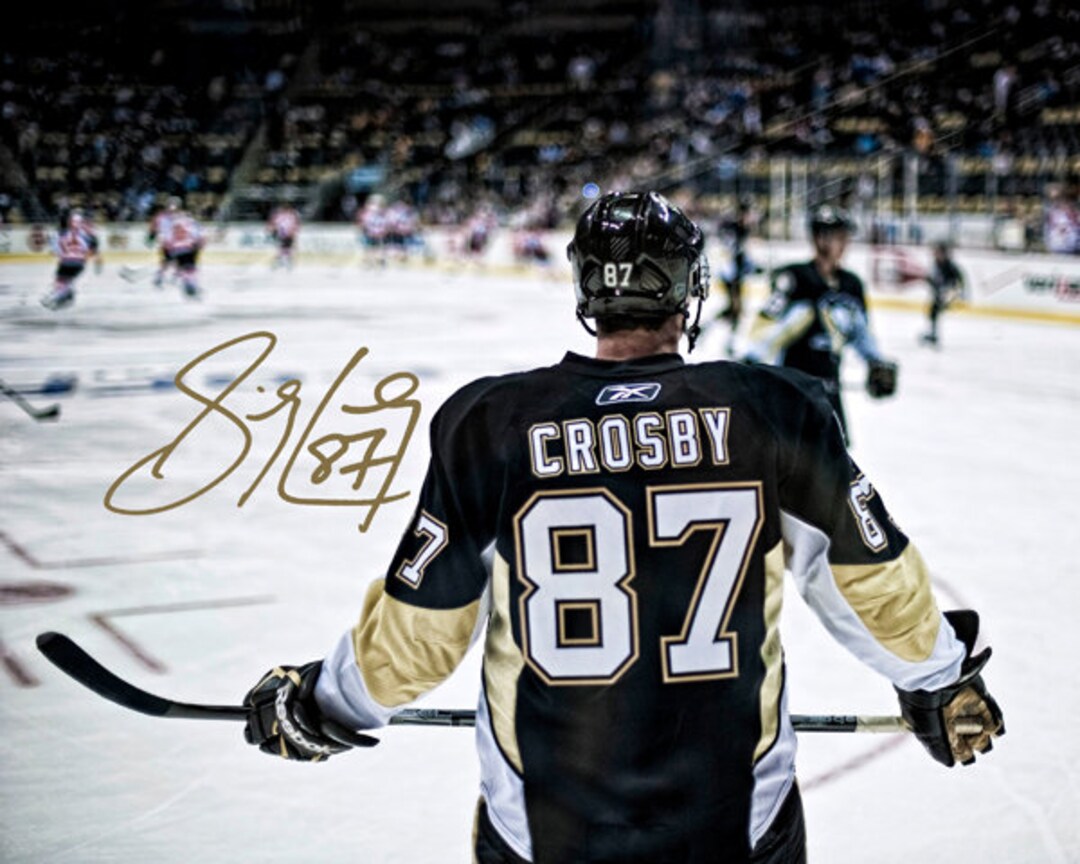 Sidney Crosby Pittsburgh Penguins Signed Photo Autograph Print Poster ...