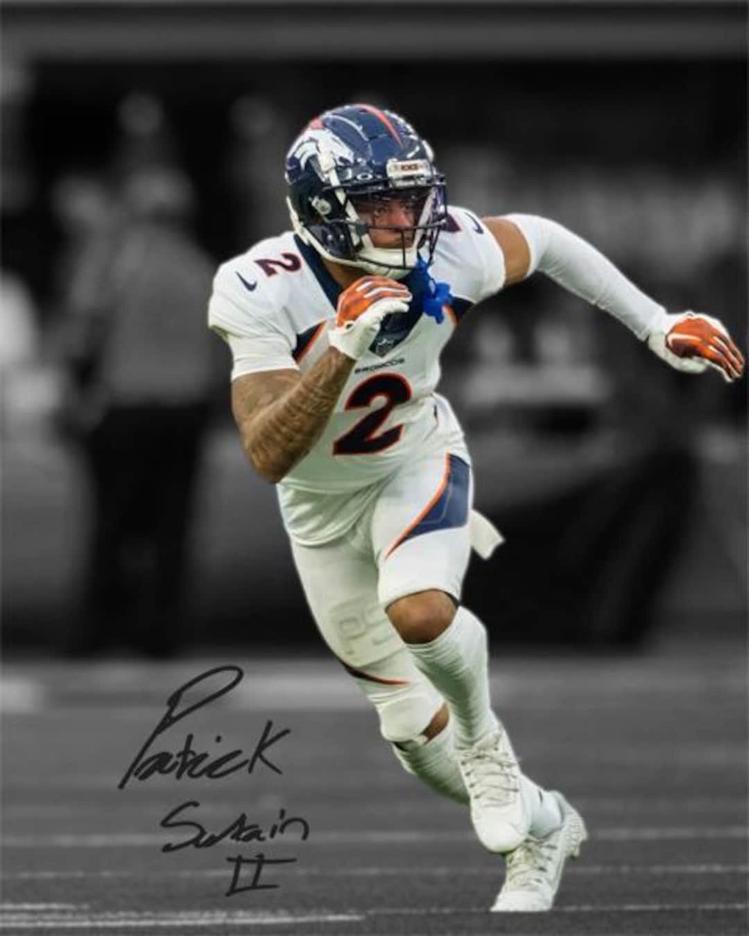 Patrick Surtain II Denver Broncos Signed Photo Autograph Print Poster ...