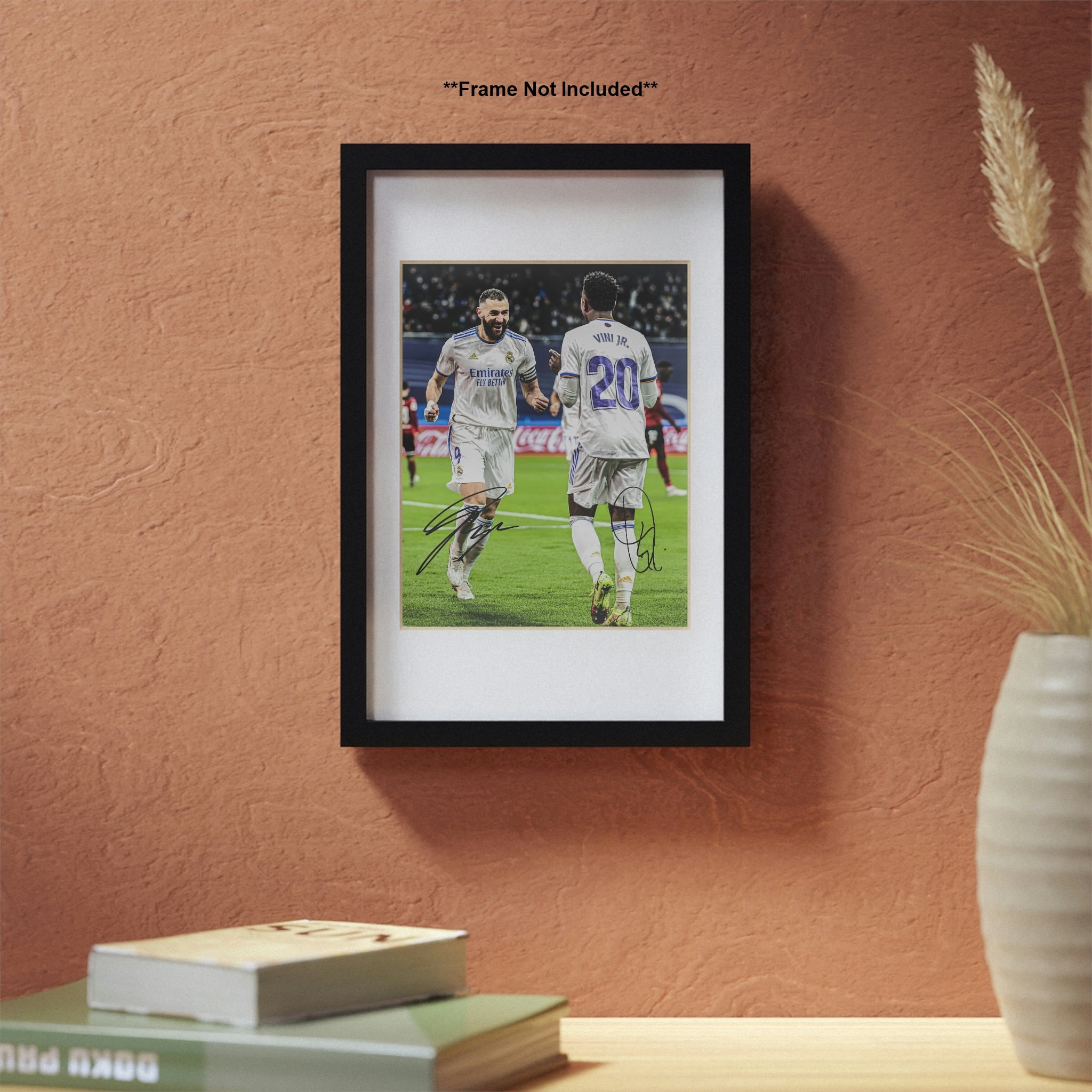 Karim Benzema Vinicius Jr Real Madrid Signed Photo Autograph - Etsy