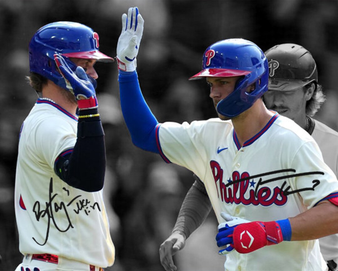 Bryce Harper Trea Turner Philadelphia Phillies Signed Photo Autograph ...
