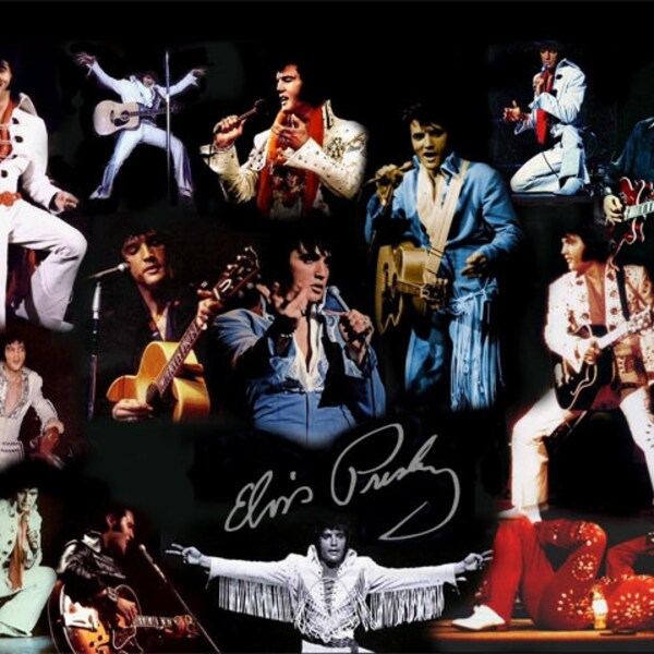 Elvis Presley Signed Poster - Etsy