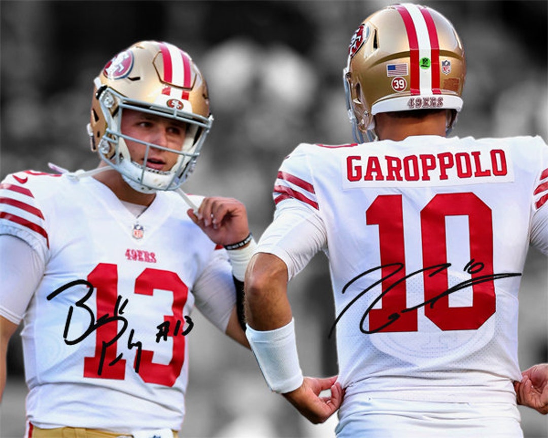 Jimmy Garoppolo Brock Purdy San Francisco 49ers Signed Photo Autograph ...