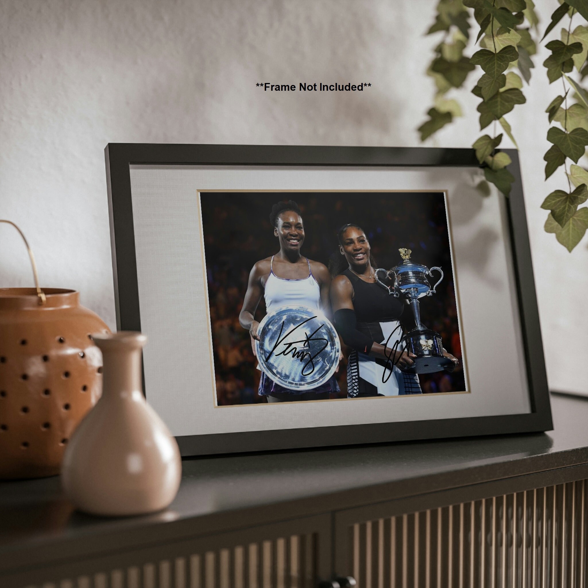 Serena Williams Venus Williams Tennis Legends Signed Photo Autograph ...