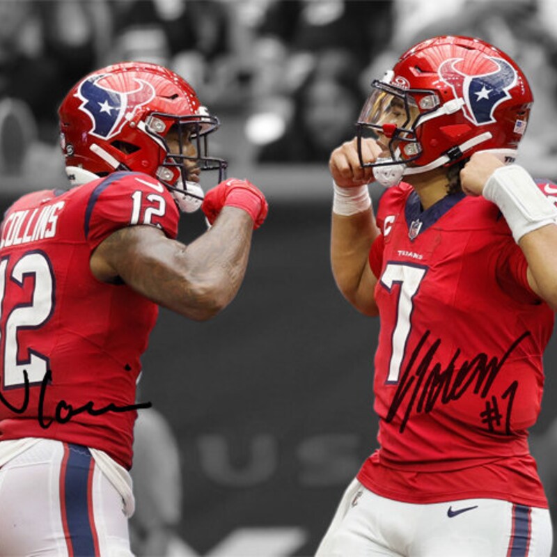 Houston Texans Autographs - Etsy