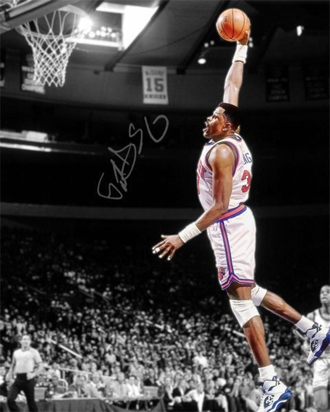 Patrick Ewing New York Knicks Legend Signed Photo Autograph Print ...