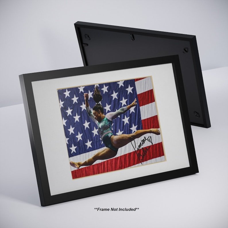 Simone Biles American Legendary Artistic Gymnast Signed Photo Autograph ...