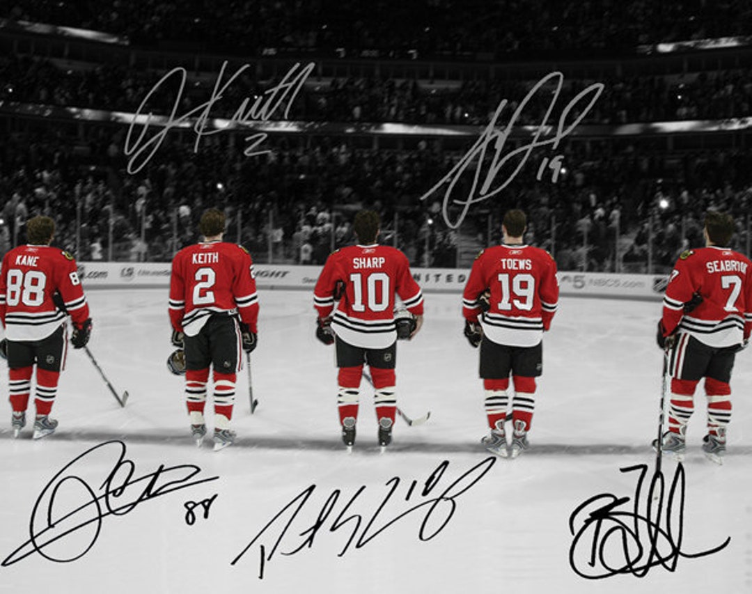 Patrick Kane Sharp Jonathan Toews Duncan Keith Seabrook Chicago ...