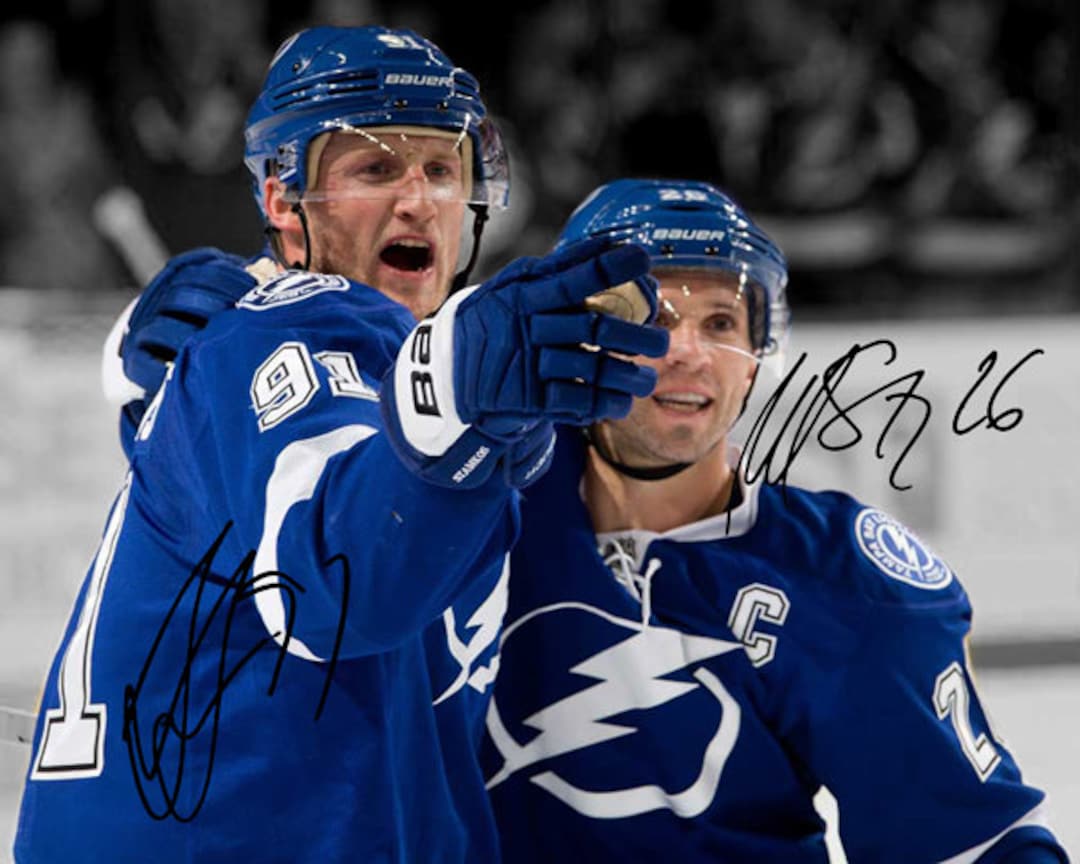 Steven Stamkos Martin St Louis Tampa Bay Lightning Signed Photo ...