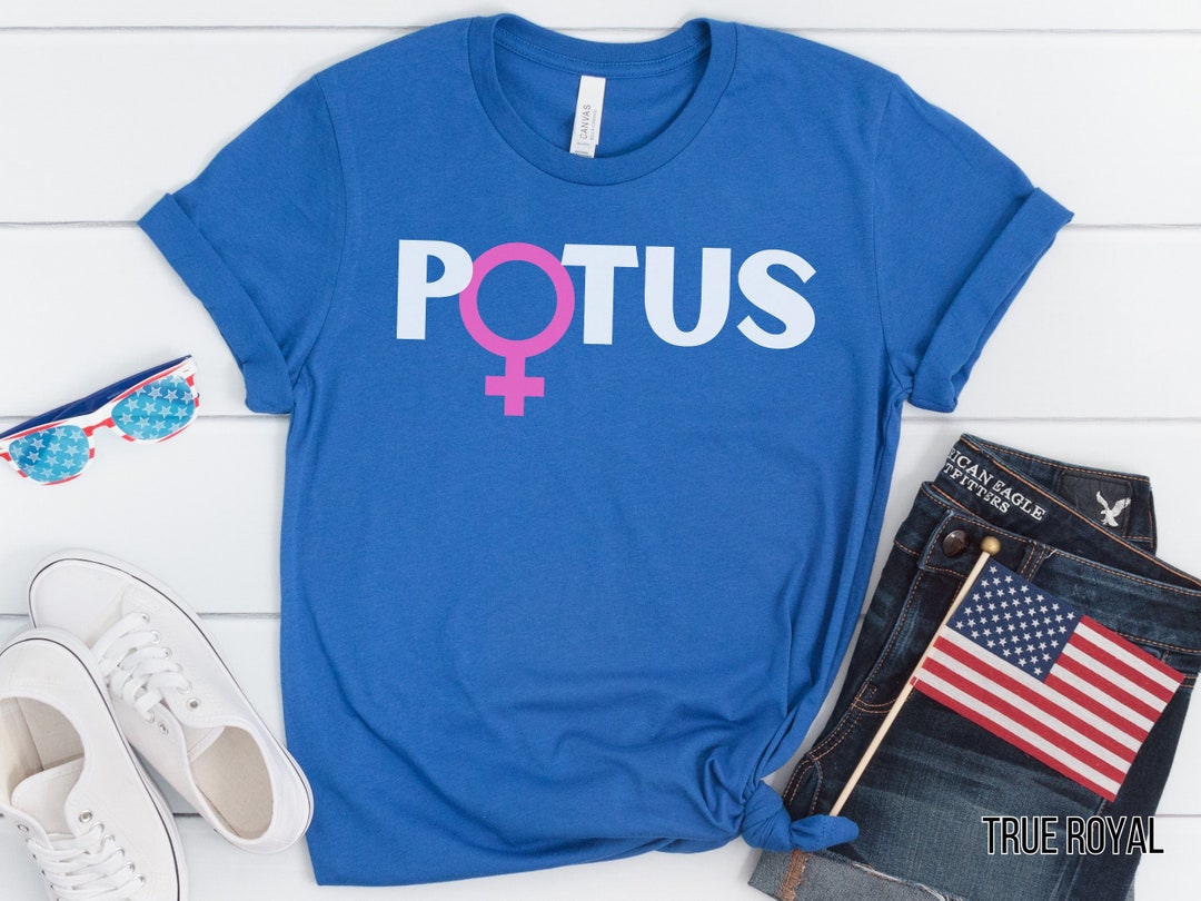 POTUS Female Gender Symbol President Shirt 2024 Election Political Gift ...