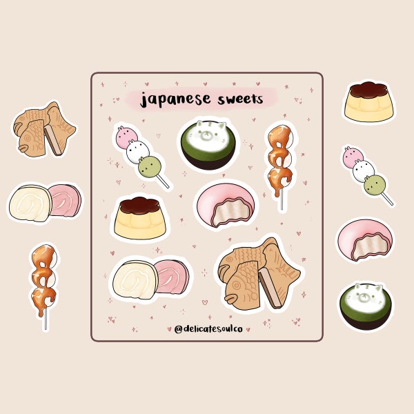 Mochi Sticker - Etsy
